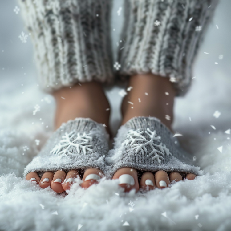 Simple DIY Toe Nail Art for Winter at Home – Daring Lily